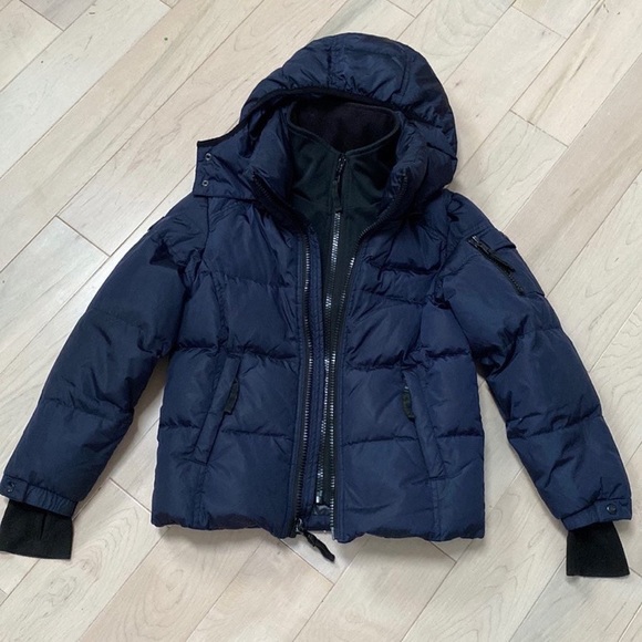SAM. | Jackets & Coats | Sam Girls Navy Down Jacket | Poshmark